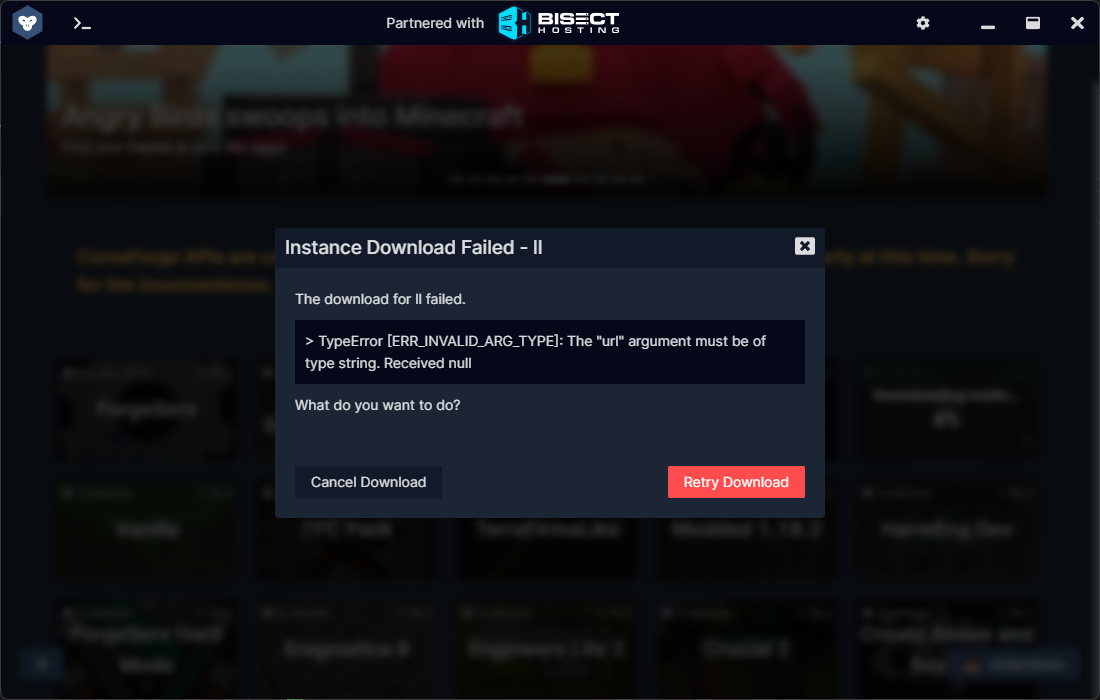 Instance Download Failed, The url argument must be of type string · Issue #1342 · gorilla-devs ...